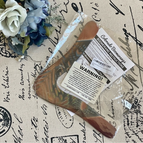 Toys | Nwt Colorado Boomerangs Aussie Fever Wooden Boomerang Aboriginal ...